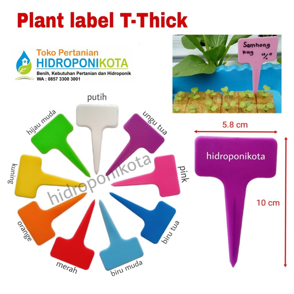 Jual PLANT LABEL - PENANDA TANAMAN - label tanaman - papan tanaman | Shopee Indonesia