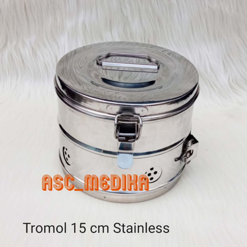 Jual TROMOL 15cm / Dressing Drum / Tromol Kasa Dressing Drum Diameter ...