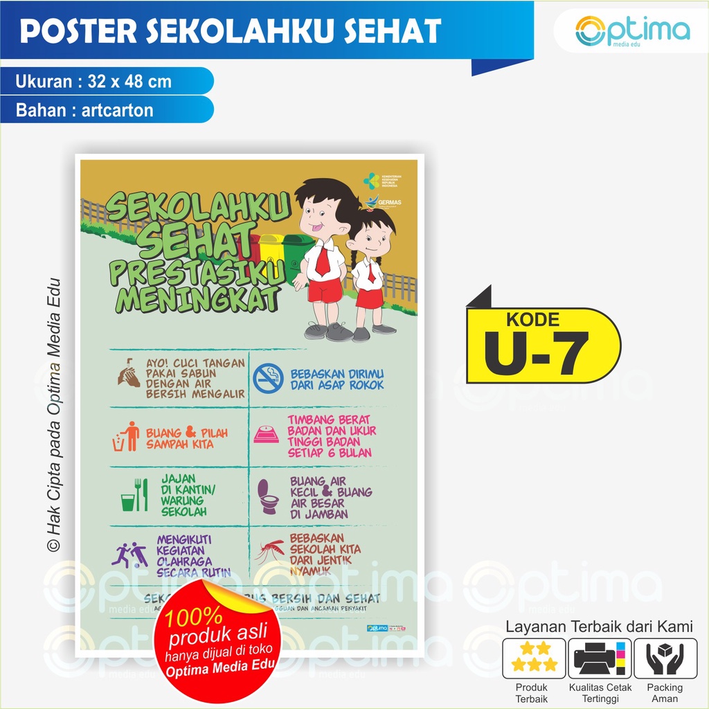 Jual POSTER UKS - TRIAS UKS - ARTI LOGO UKS - 8 GOLONGAN UKS - STRUKTUR UKS DLL | Shopee Indonesia