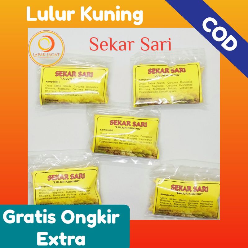 Jual SEKAR SARI LULUR KUNING ORIGINAL 100% ASLI SOLO 1 pcs | Shopee ...