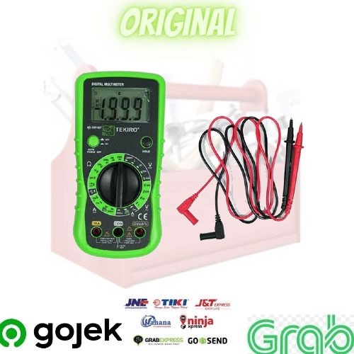 Jual TEKIRO DIGITAL MULTIMETER/MULTI TESTER/AVO METER DIGITAL MS-DM1907 ...