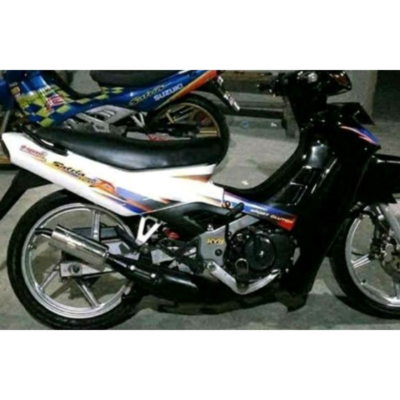 Jual striping sticker lis Suzuki satria r satria hiu satria lumba 1997 ...