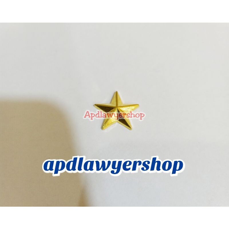 Jual Pin bintang pin bintang 1,5cm polos bahan full Kuningan | Shopee ...