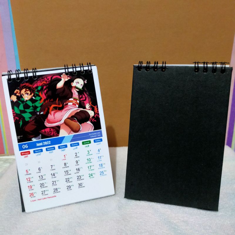 Jual Kalender anime 2024 kimetsu no yaiba/kalender meja/kalender duduk ...