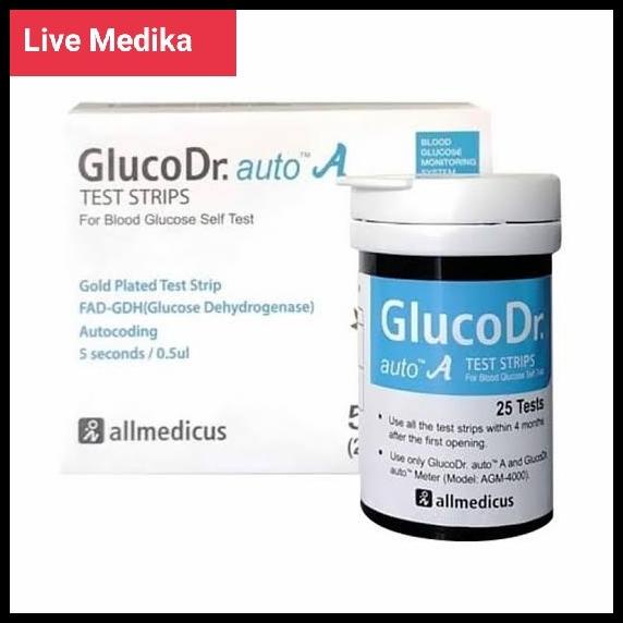 Jual Glucodr Auto Strip / Strip Glucodr Agm-4000 /Gluco Dr Test Strips ...