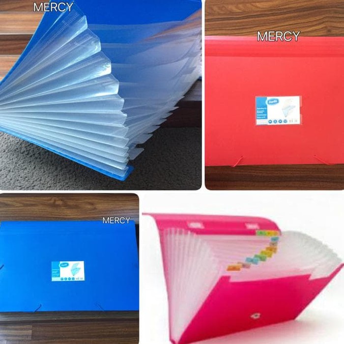 Jual Expanding File PP Bantex 3601 Folio Size / Map Harmonika 12 ...