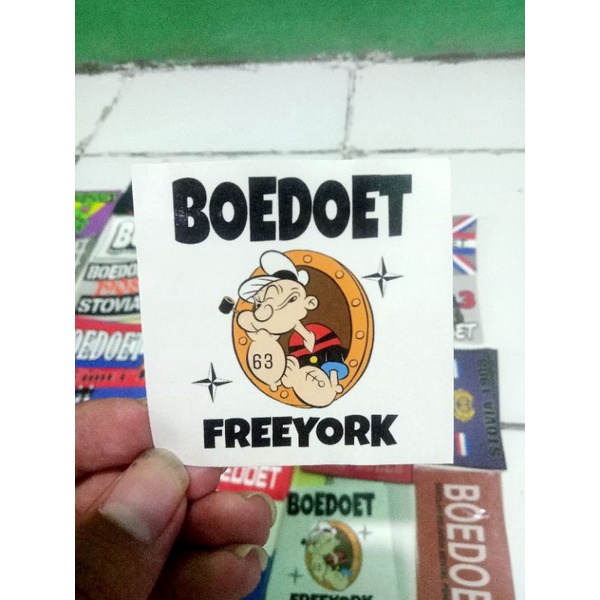 Jual STIKER BOEDOET FREEYORK 63 SON | Shopee Indonesia