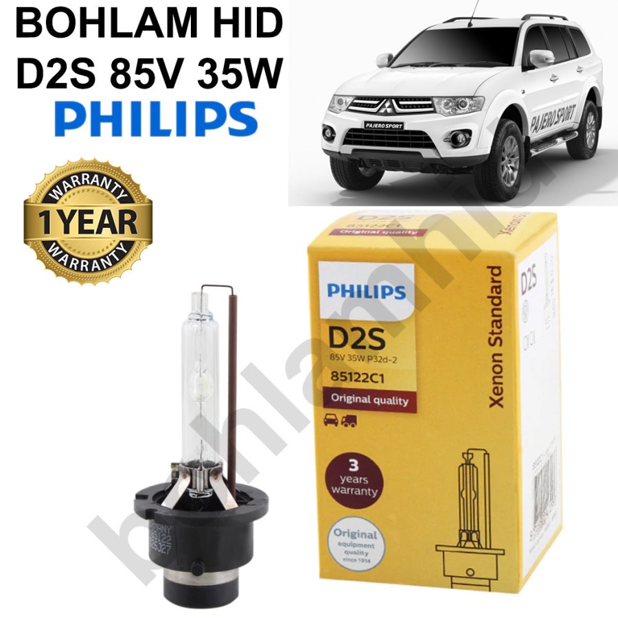 Jual Bohlam Lampu HID Pajero Sport Dakar PHILIPS D2S Original Garansi 1thn | Shopee Indonesia