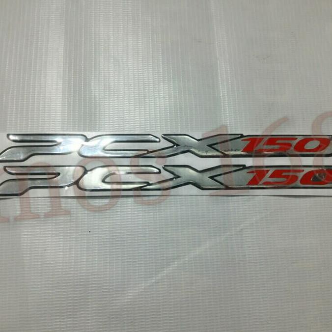 Jual emblem / hiasan / logo Stiker Timbul 3D Logo Tulisan PCX 150 3 ...