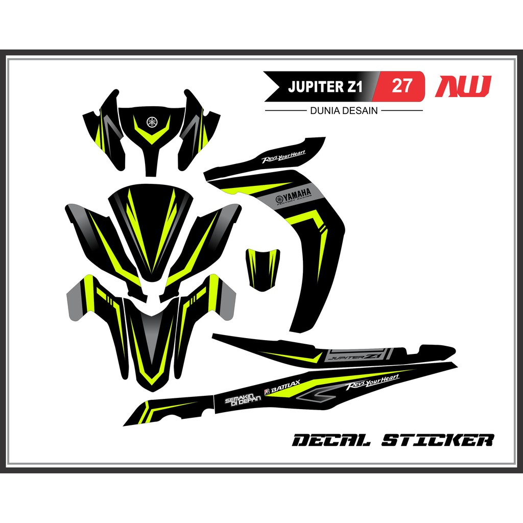 Jual Sticker Decal Jupiter Z1 v27 | Shopee Indonesia