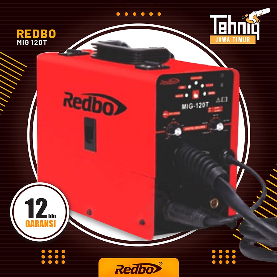 Jual Mesin Las Listrik / Trafo Las Gas REDBO MIG 120T Inverter Welding | Shopee Indonesia
