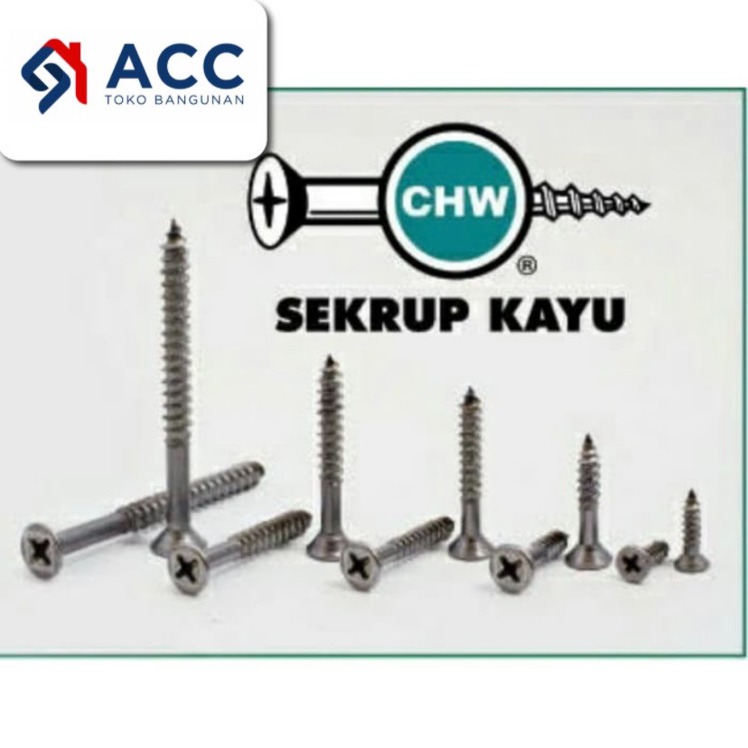 Jual Sekrup Kayu 3 cm / Skrup Kayu 3 cm | Shopee Indonesia