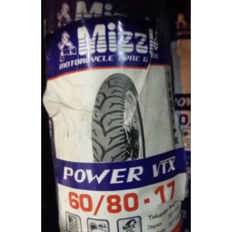Jual Ban Motor Mizzle Power VTX 60/80 Ring 17, Tube Type | Shopee Indonesia