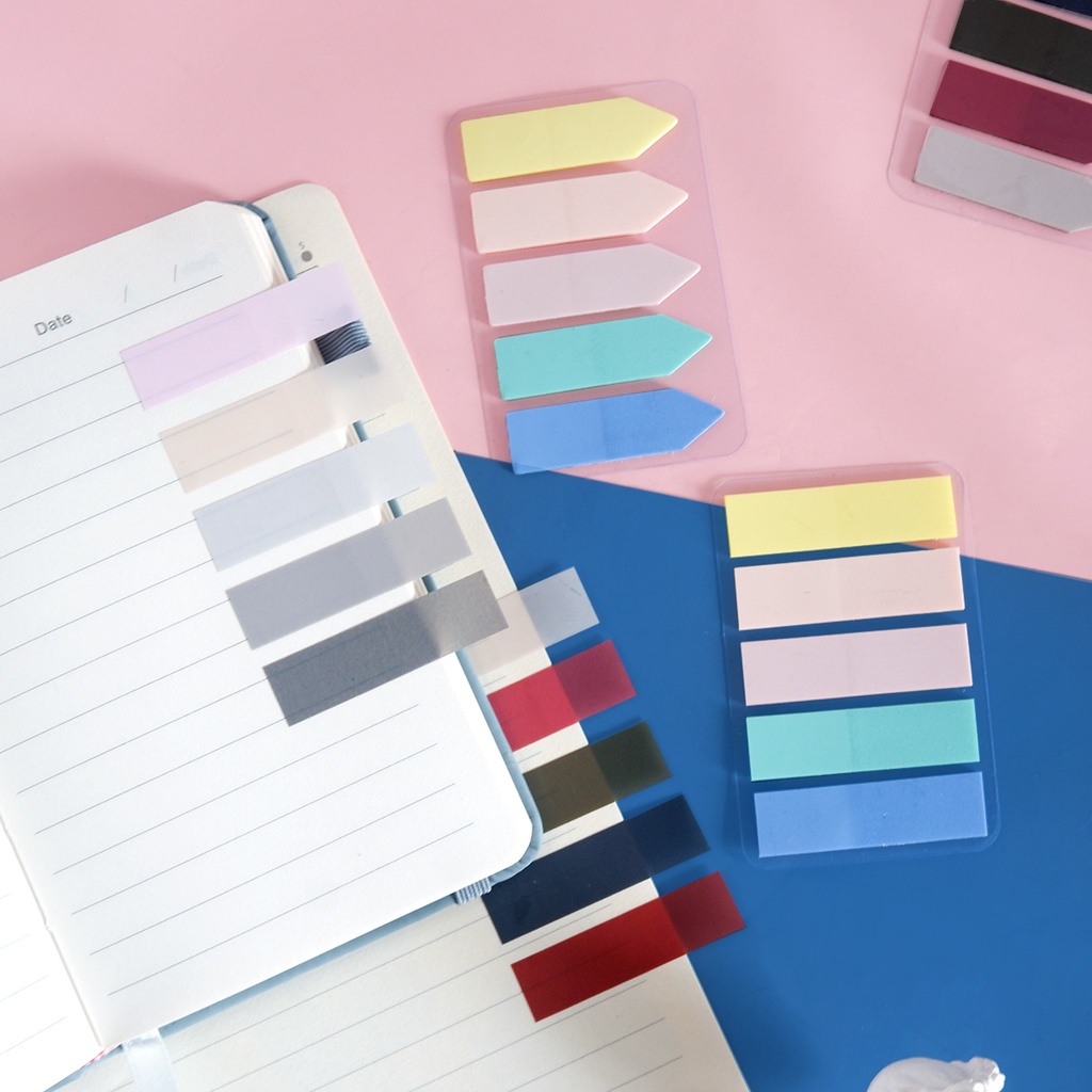 Jual Label stiker warna, sticky notes binder Index & Mark / Penanda ...