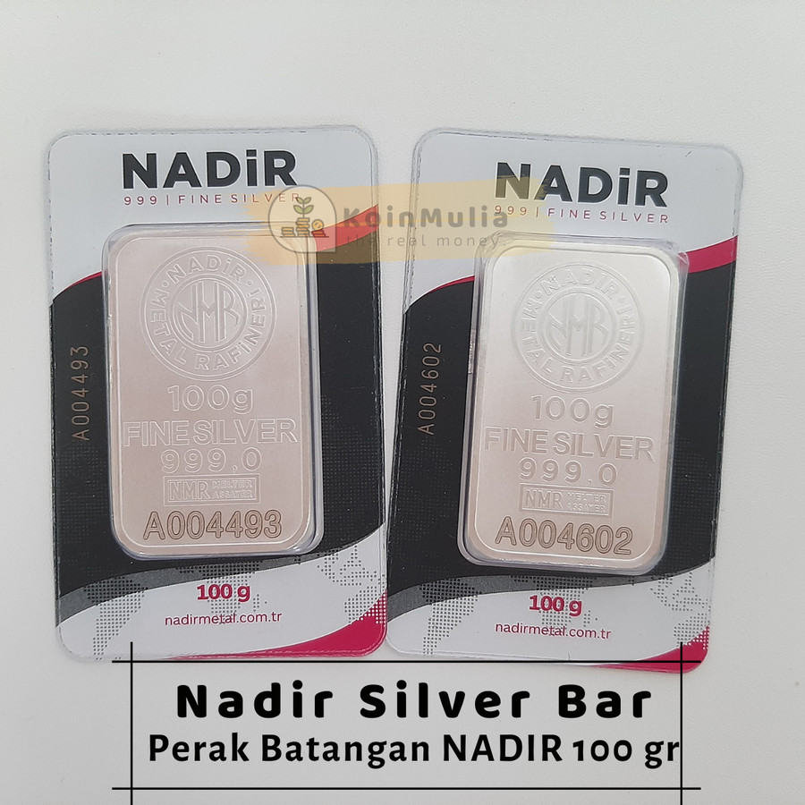 Jual Perak Batangan Nadir 100 gram Perak Nadir 100g Perak Turki 100gr ...