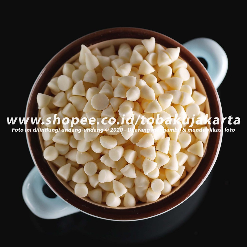 Jual Tulip Chocolate Chip WHITE 1kg ChocoChips PUTIH Cokelat Chip Vanilla | Shopee Indonesia