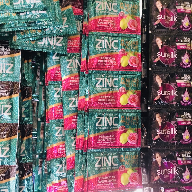 Jual Shampoo Renteng Zinc isi 12 Sachet 1 lusin Sampo Renceng | Shopee ...