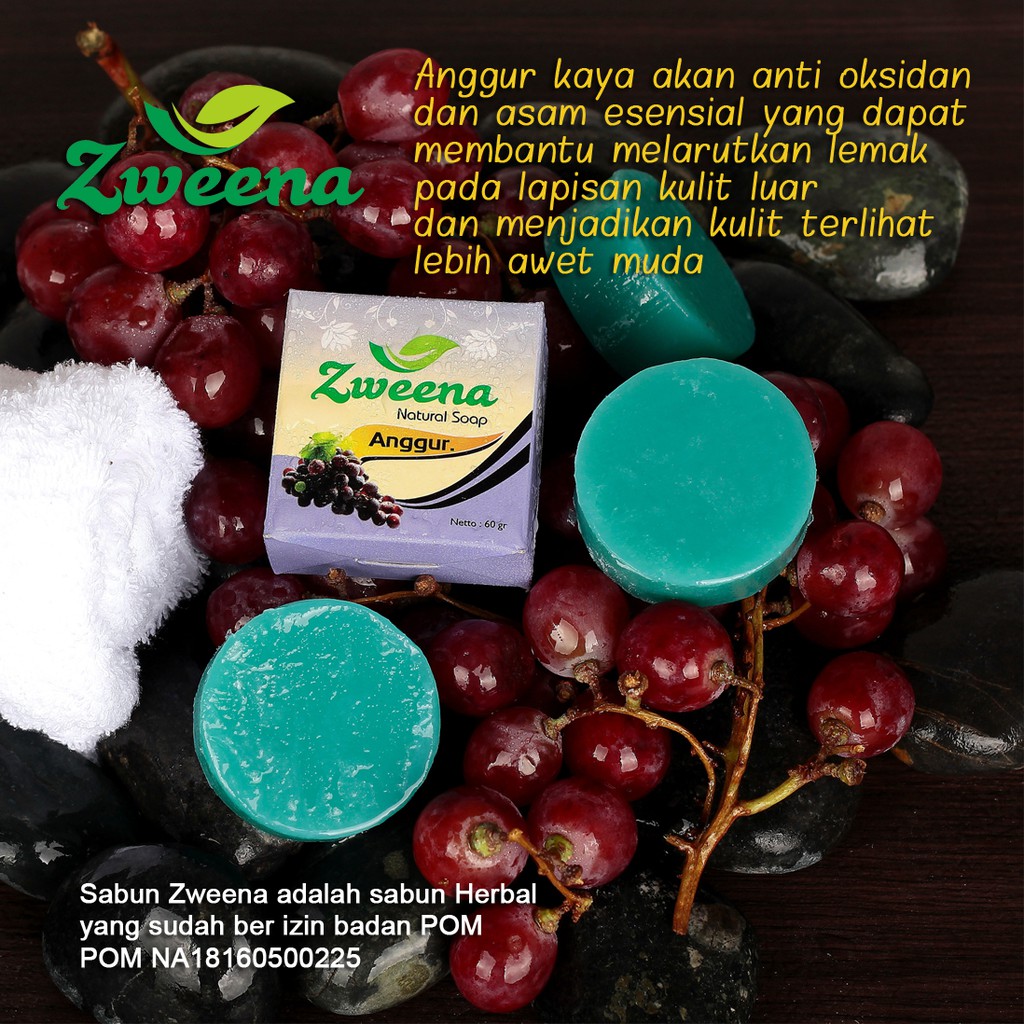Jual ZWEENA Sabun Anggur | Shopee Indonesia
