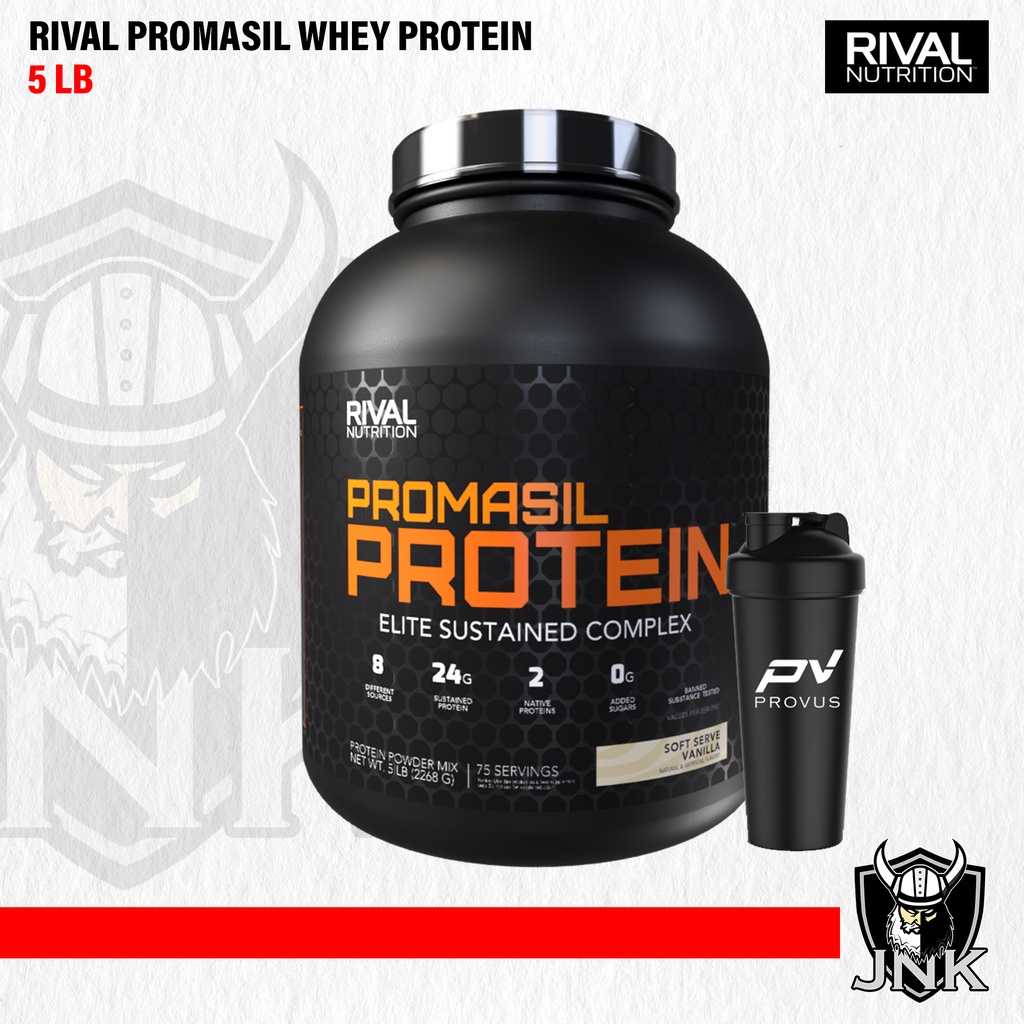 Jual Rival Nutrition Promasil Whey Protein 5 lb 2268gr High Premium ...