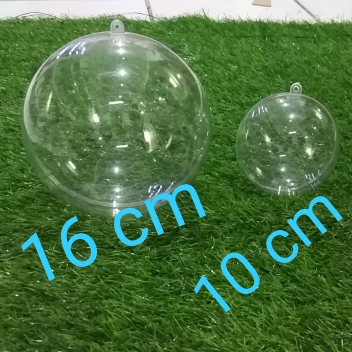Jual Bola Bulat Plastik Untuk Handbucket/Dekorasi D10cm | Shopee Indonesia