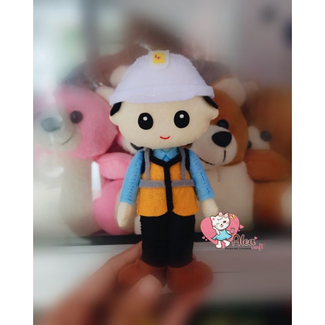 Jual Boneka profesi insinyur engineer Boneka flanel | Shopee Indonesia