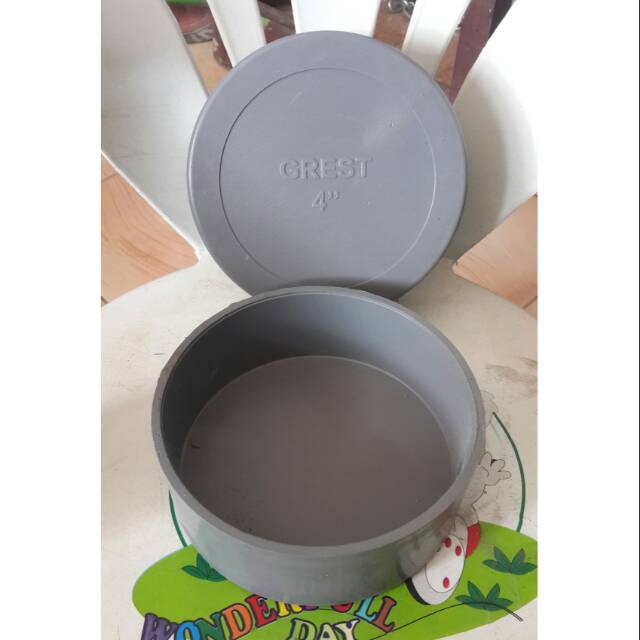 Jual DOP Pipa 4" Inch GREST SOCKET Dop Polos Tutup Pipa Pvc Paralon 4 ...