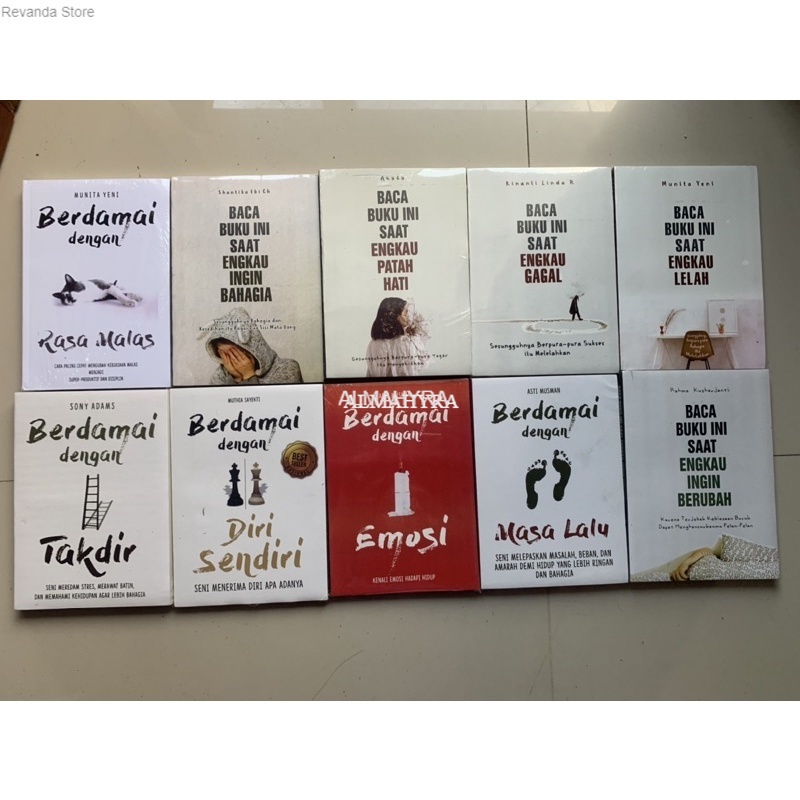 Jual Buku Berdamai Dengan Diri Sendiri - Takdir - Masa Lalu - Emosi - Malas - Baca Buku ini Saat ...