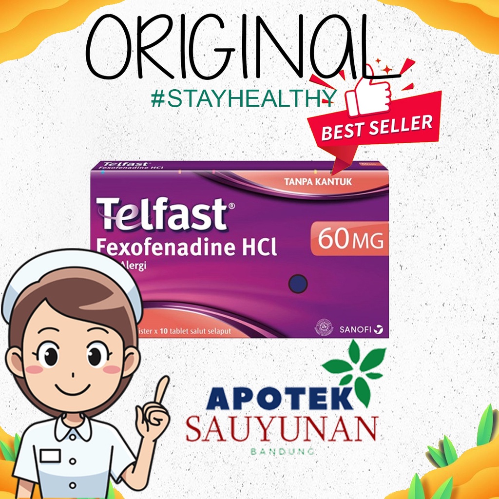 Jual Telfast 60mg 1 Blister Isi 10 Tablet - Obat Alergi | Shopee Indonesia