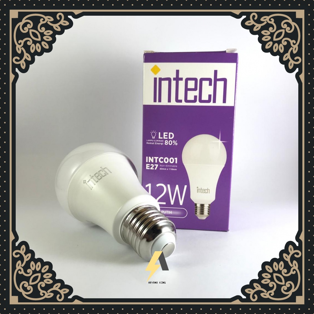 Jual Lampu Bohlam LED Intech 12 Watt | Shopee Indonesia
