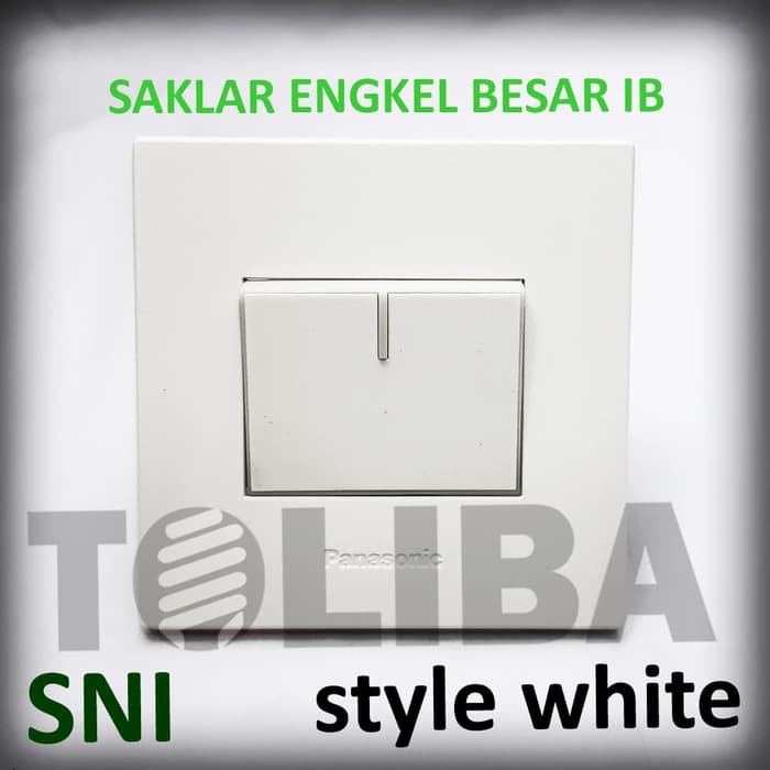 Jual saklar engkel besar ib panasonic / saklar minimalis tanam tembok ...