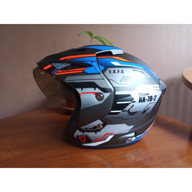 Jual HELM TAKIRA MOTIV TERBARU GUNDAM | Shopee Indonesia