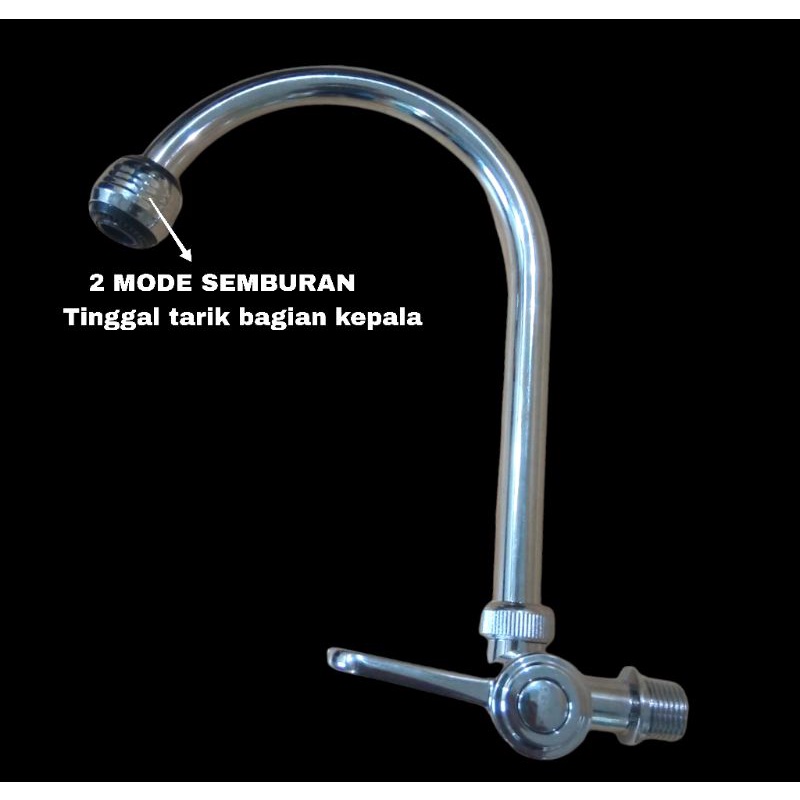 Jual KRAN ANGSA BESI KRAN ANGSA TEMBOK MURAH - KRAN BAK CUCI PIRING ...