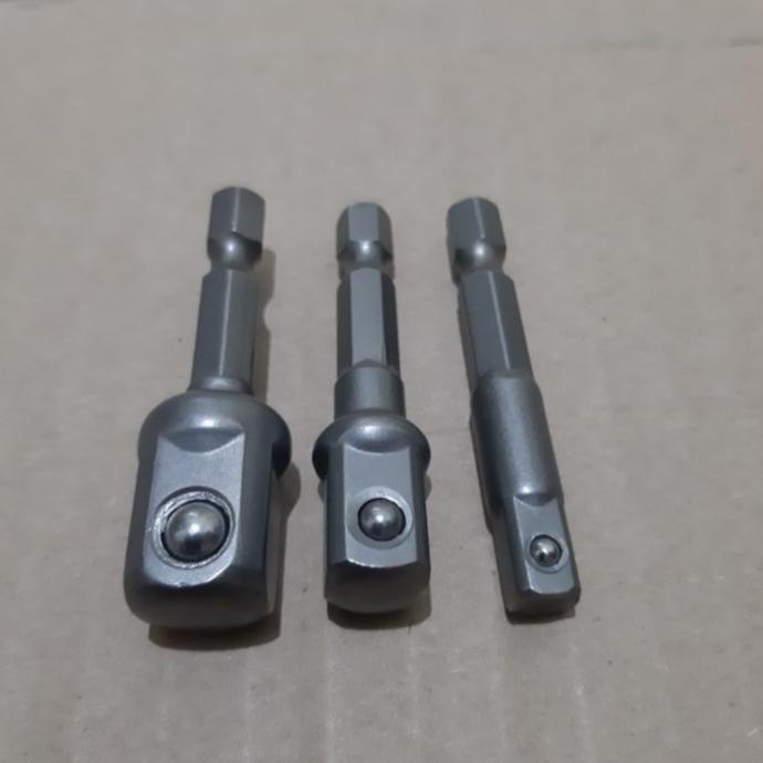 Jual adapter mata bor sok 3pcs sambungan mata shock kunci socket ...