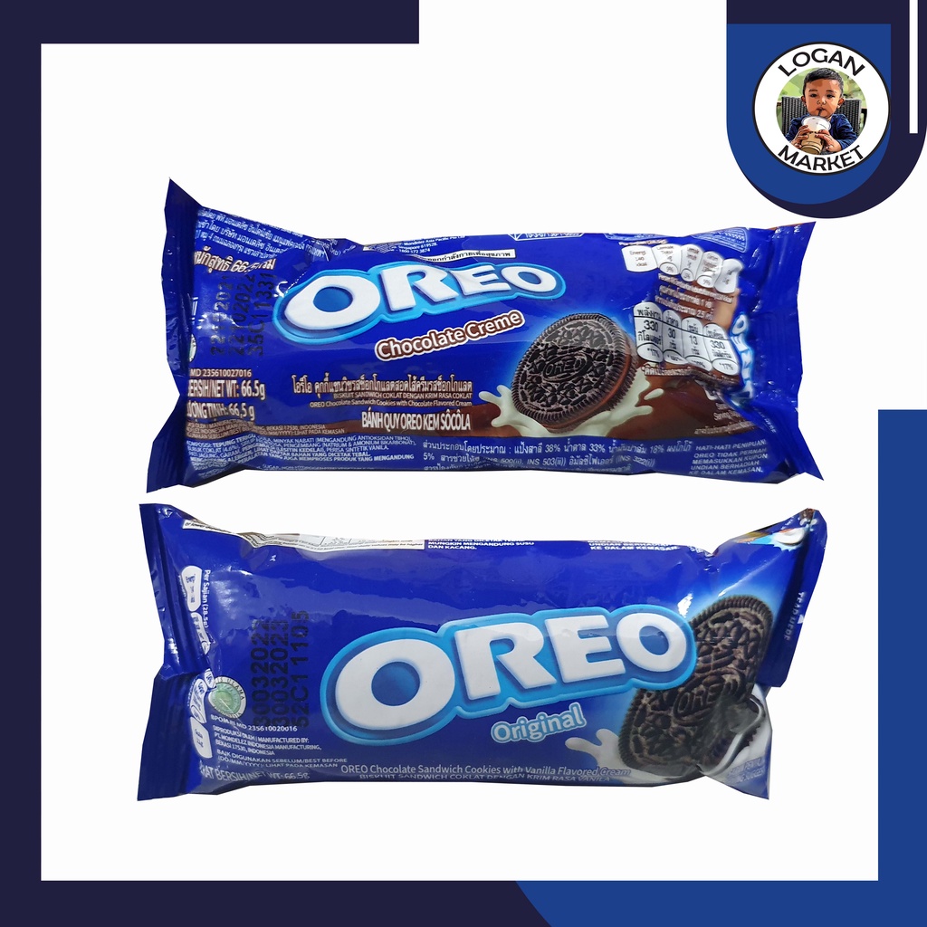 Jual Oreo 1/2 Half Roll 60 gram 60gr 60gram All Variant Vanilla Vanila ...