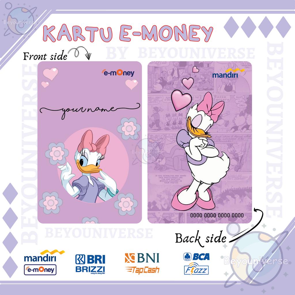Jual Emoney Etoll Flazz Custom Daisy Donald Bebek Desy Lilac Purple ...