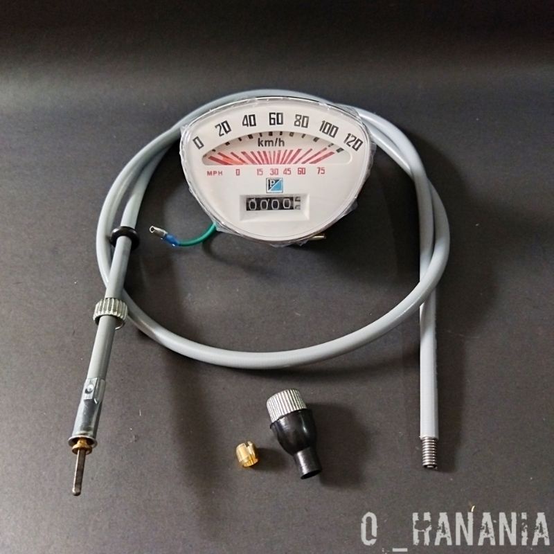 Jual SPEEDOMETER SET KABEL SPEEDOMETER VESPA SUPER 78 66 BAGOL | Shopee ...