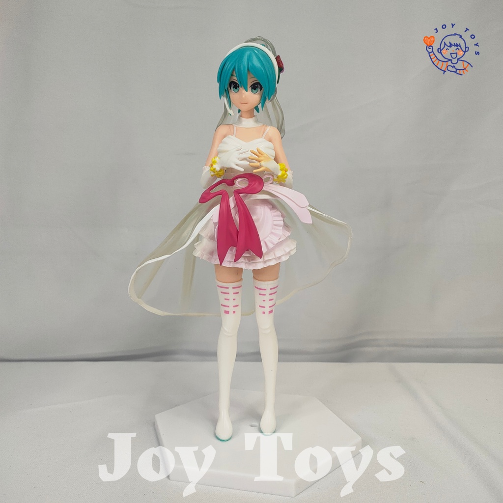 Jual HATSUNE MIKU WEDDING DRESS 1 PCS VOCALOID FIGURINE, HIGH QUALITY ...