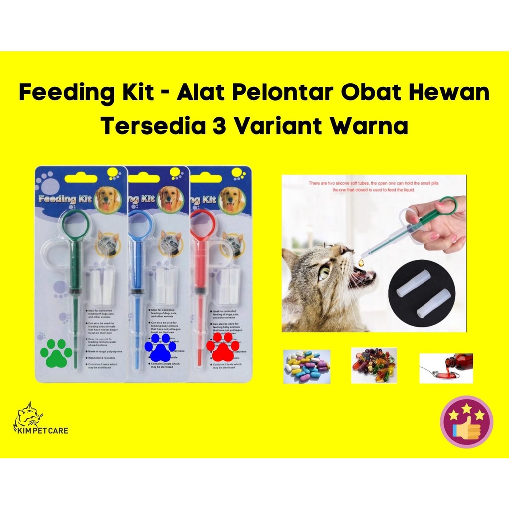 Jual Feeding Kit/Alat Pelontar Obat Hewan Kucing dan Anjing | Shopee ...