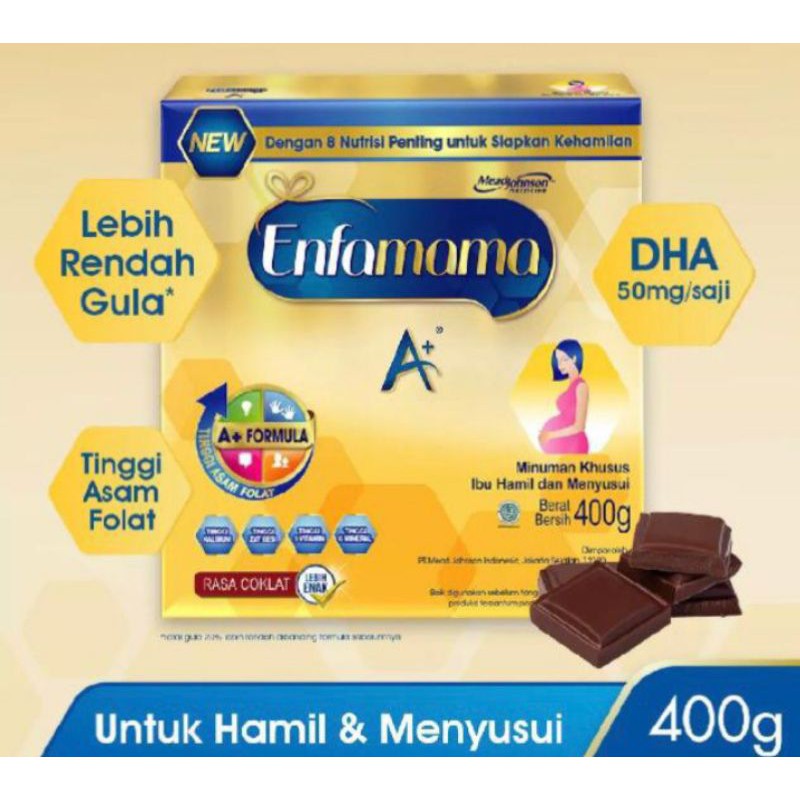 Jual Enfamama Promo!!! Enfamama A+ Coklat 400 gr (Exp 2026) | Shopee ...