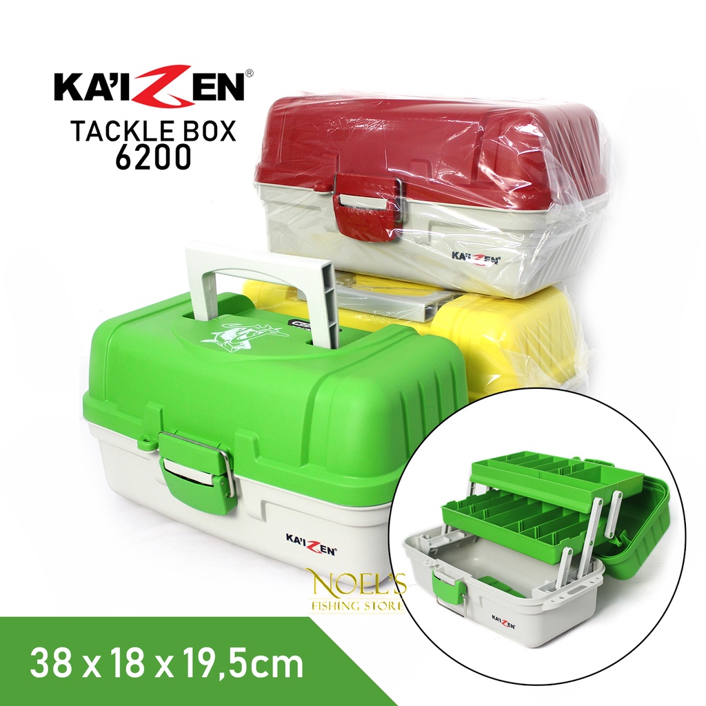 Jual Kotak Alat Pancing Ka'izen TACKLE BOX 6200 Penyimpanan | Kaizen ...