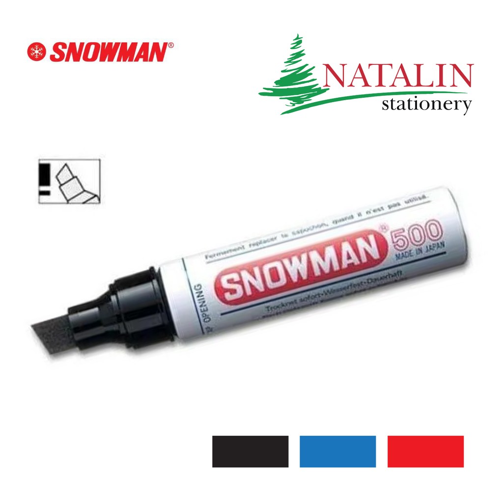 Jual SPIDOL JUMBO Marker 500 SNOWMAN | Shopee Indonesia