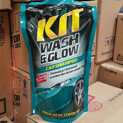 Jual SABUN CUCI MOBIL KIT WASH & GLOW / WASH GLOW PREMIUM POLYMER 720 ...