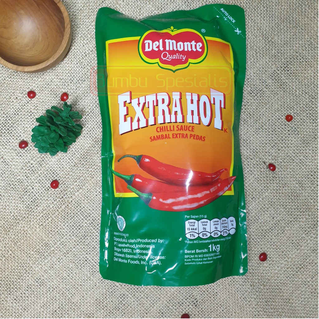 Jual Delmonte Saus Sambal Del monte 1kg/ Saos Sambel Del Monte Pouch 1 ...