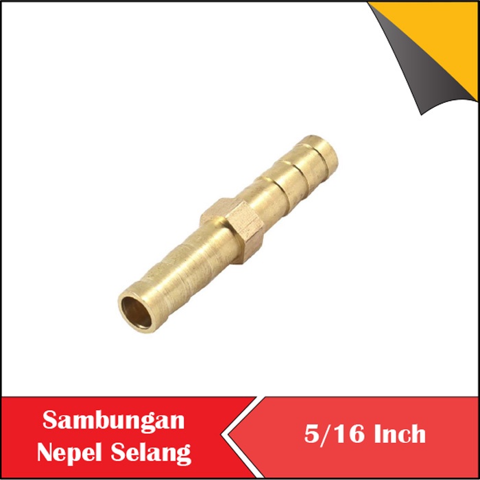 Jual Sambungan Nipple Nepel Selang Kuningan 5/16 inch AG22 | Shopee ...