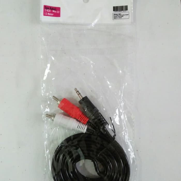 Jual Kabel Audio Jack 3.5mm to 2 RCA Kabel Audio RCA Splitter Y Hifi | Shopee Indonesia