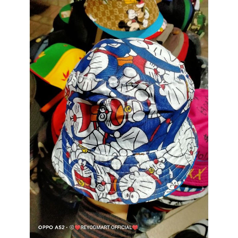 Jual TOPI BUCKET ANAK DORAEMON BOLAK BALIK MICKEY MOUSE | Shopee Indonesia