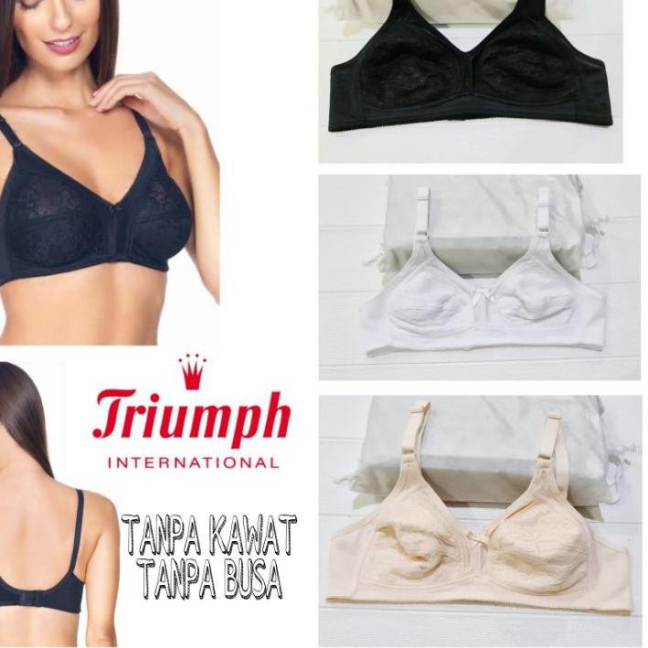 Jual TRIUMPH BRA TANPA KAWAT 34b,36b,38b,40b,42b | Shopee Indonesia