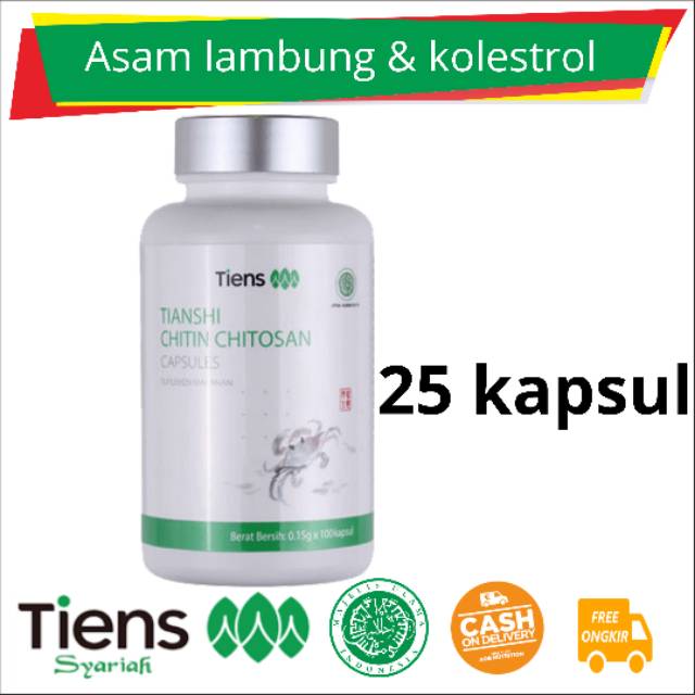 Jual Chitin chitosan tiens berfungsi menyembuhkan asam lambung dan ...