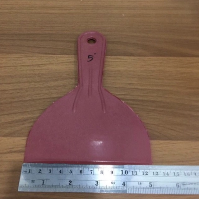 Jual SEKRAP CENTONG 5” kape plastik pvc scraper dempul 5 inci skrap pvc ...