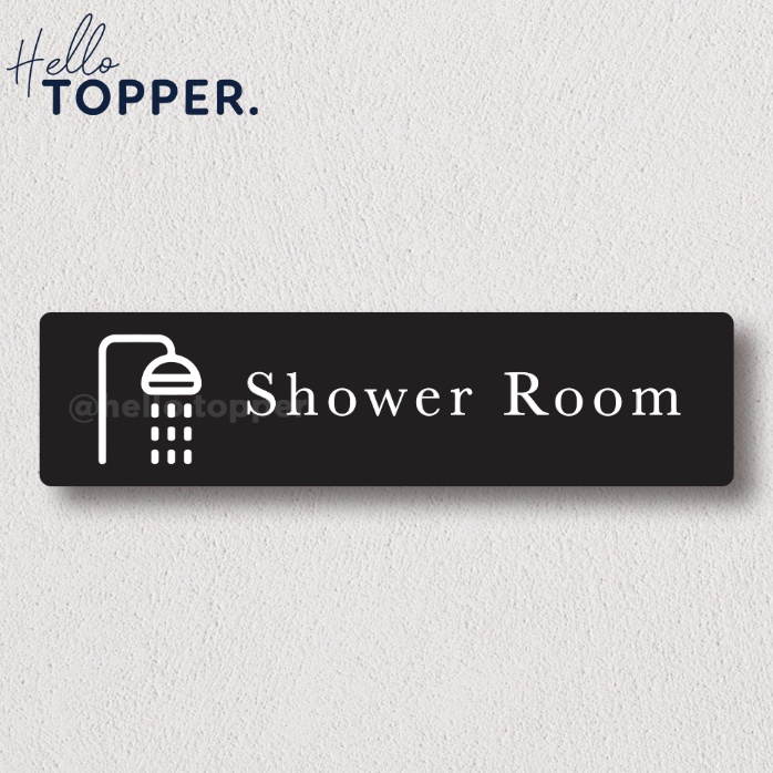 Jual Akrilik Sign Board Label UV Print - Shower Room | Shopee Indonesia